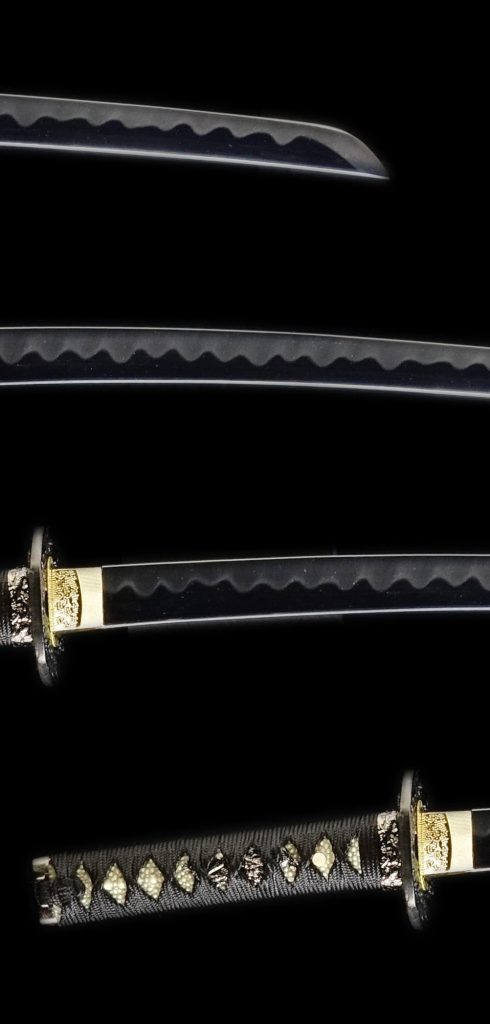 Samurai Sword AKAISHIME DAISHO SET Katana＆Wakizashi | Ninja Weapon ...