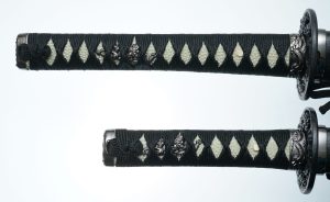 Samurai Sword KUROISHIME DAISHO SET Katana＆Wakizashi | Ninja Weapon ...