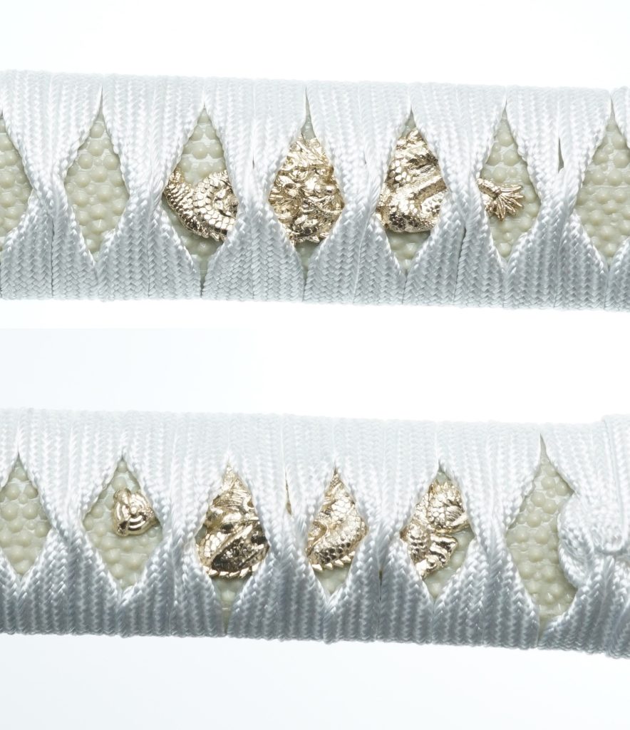 Samurai Sword WHITE KINUN DAISHO SET Katana＆Wakizashi | Ninja Weapon ...