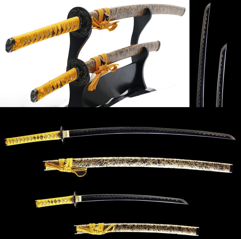 Samurai Sword KINUN DAISHO SET Katana＆Wakizashi | Ninja Weapon Museum Shop
