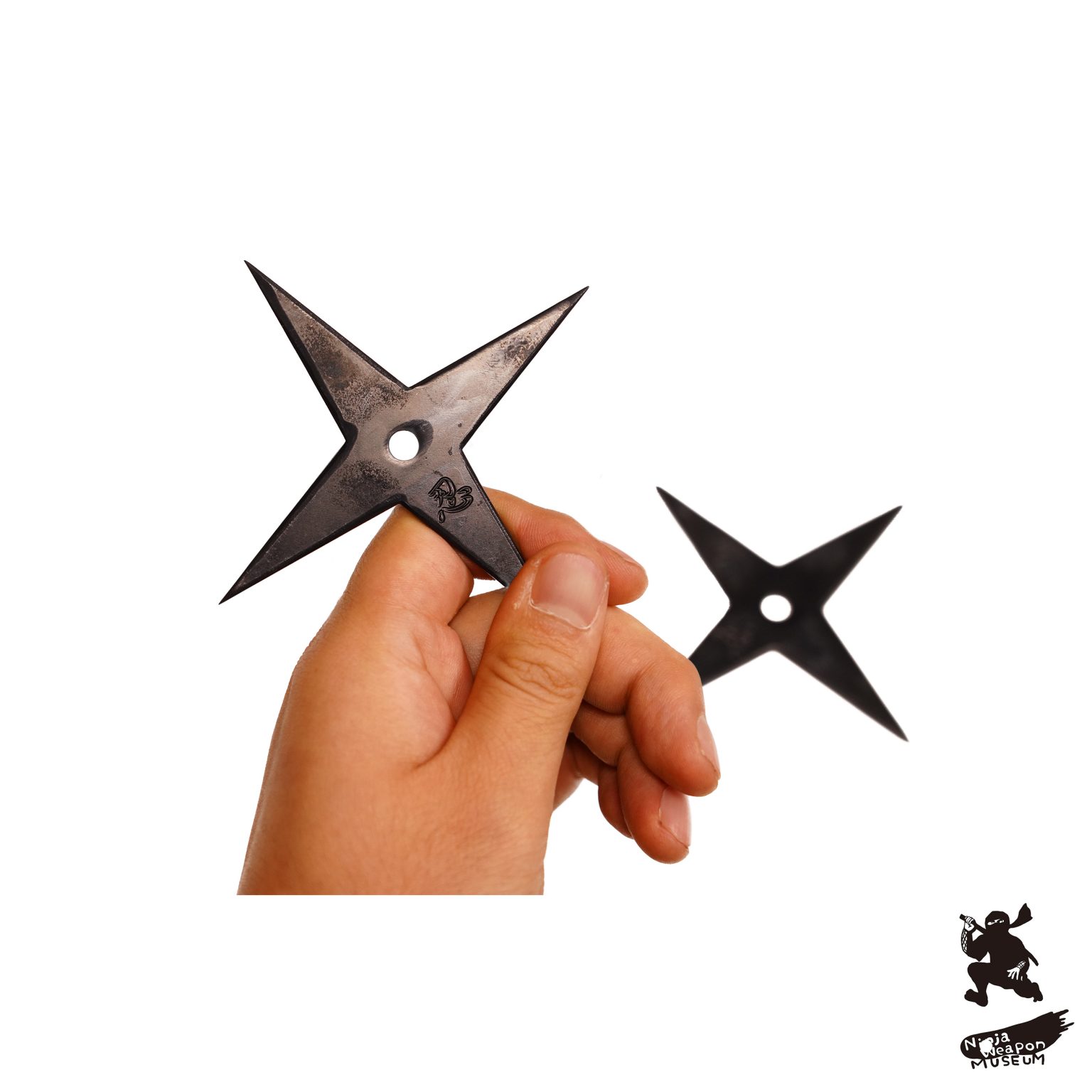 Real Ninja Shooting Stars Shuriken (Two Ninja Stars, Wooden Box ...