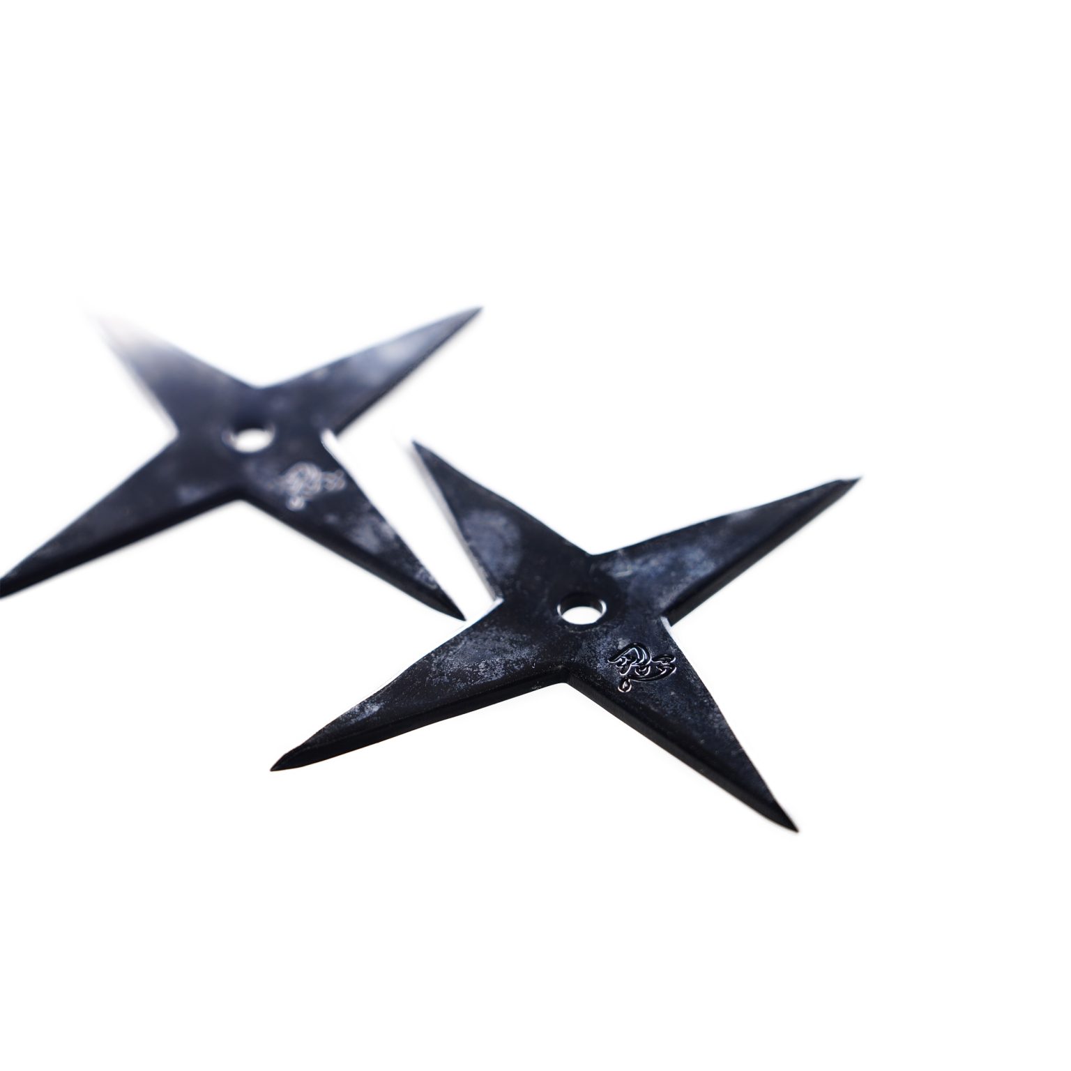 Real Ninja Shooting Stars Shuriken (Two Ninja Stars, Wooden Box ...