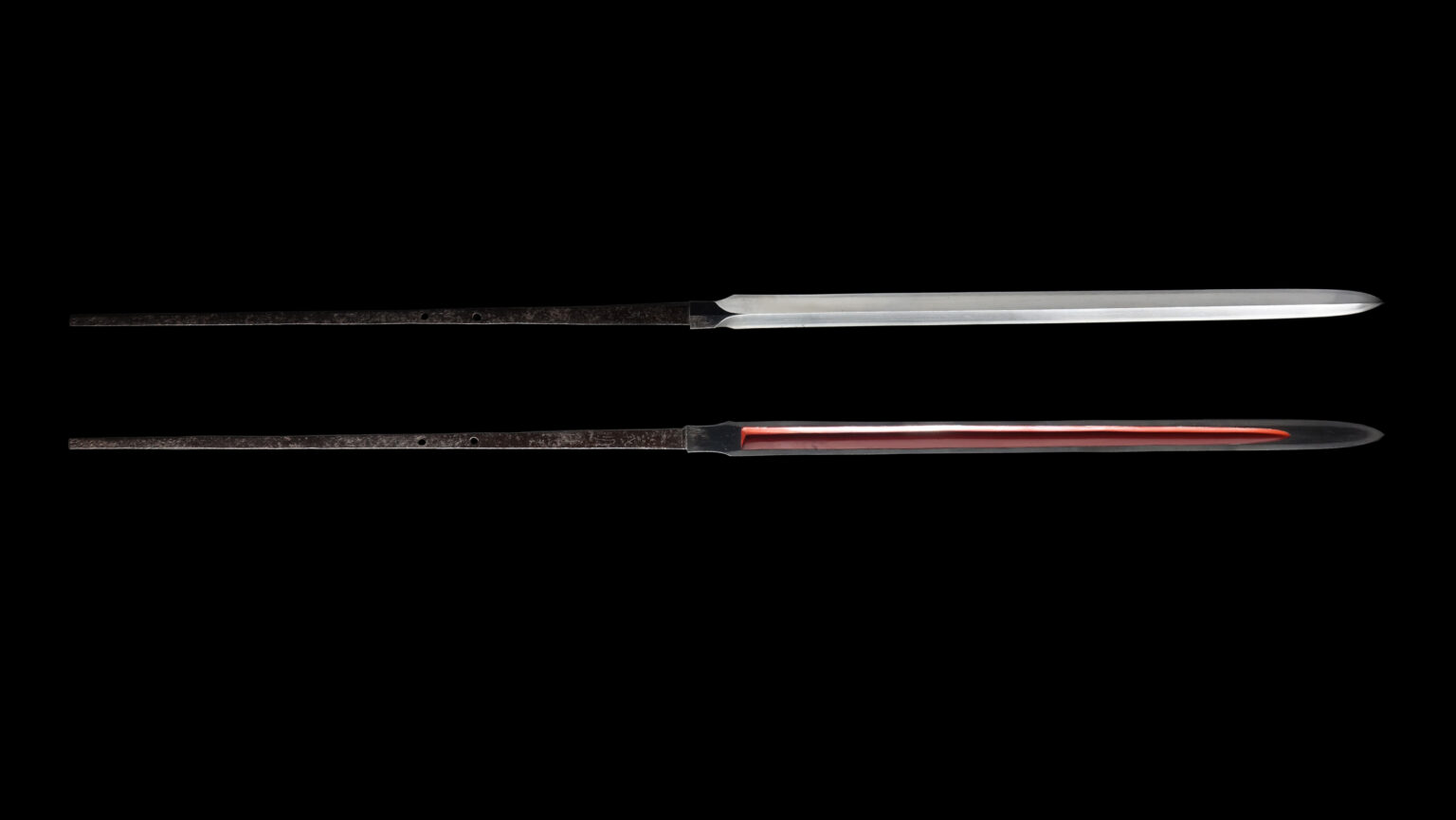 Antique Japanese Sword Shirasaya Yari Signed by Yoshisuke No ...