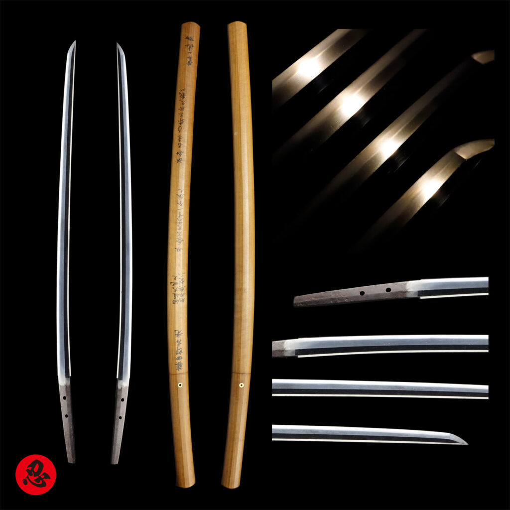 Antique Japanese Sword Shirasaya Katana Signed by YoshimitsuNo ...