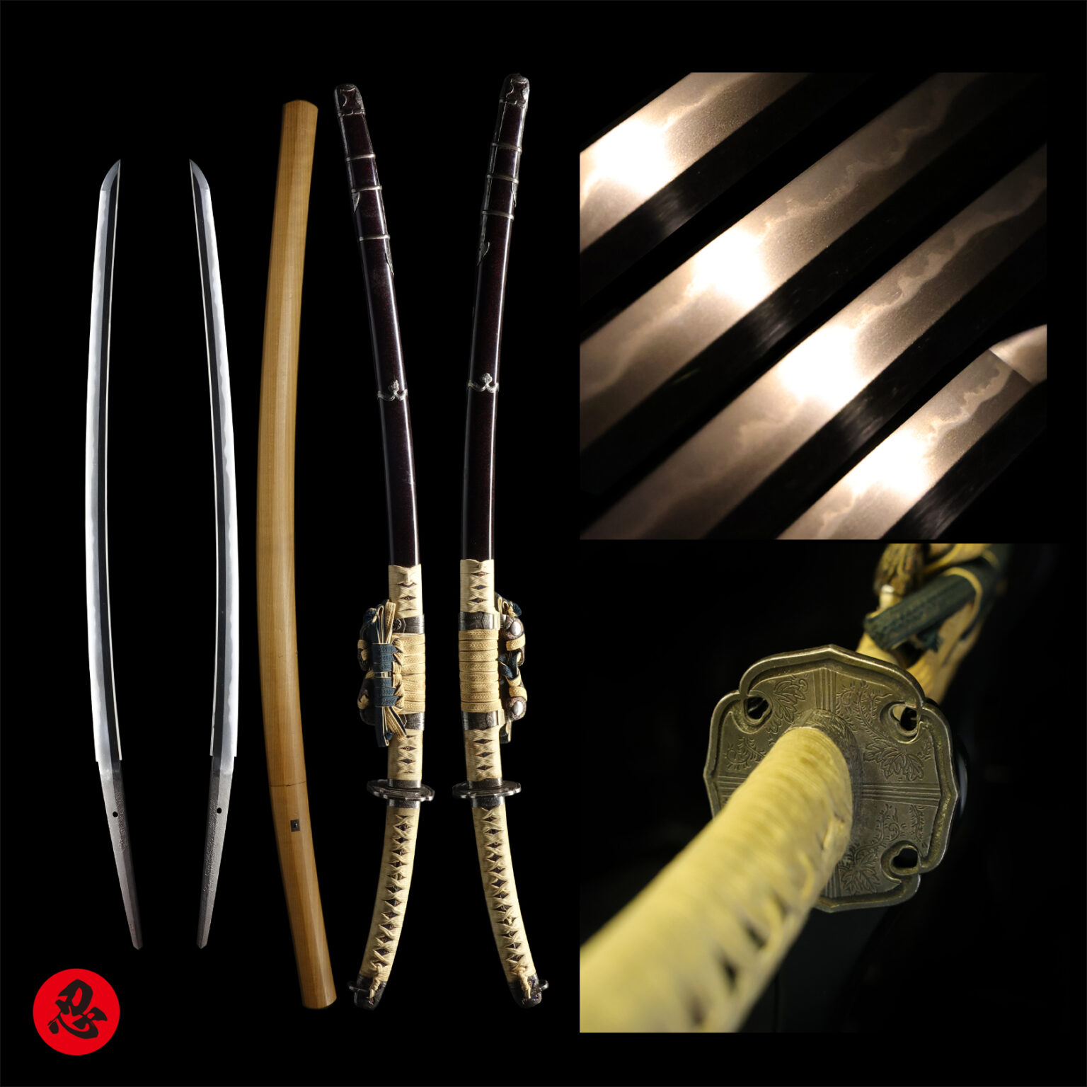 Antique Japanese Sword Katana Signed by MotohiraNo Certificate (# ...