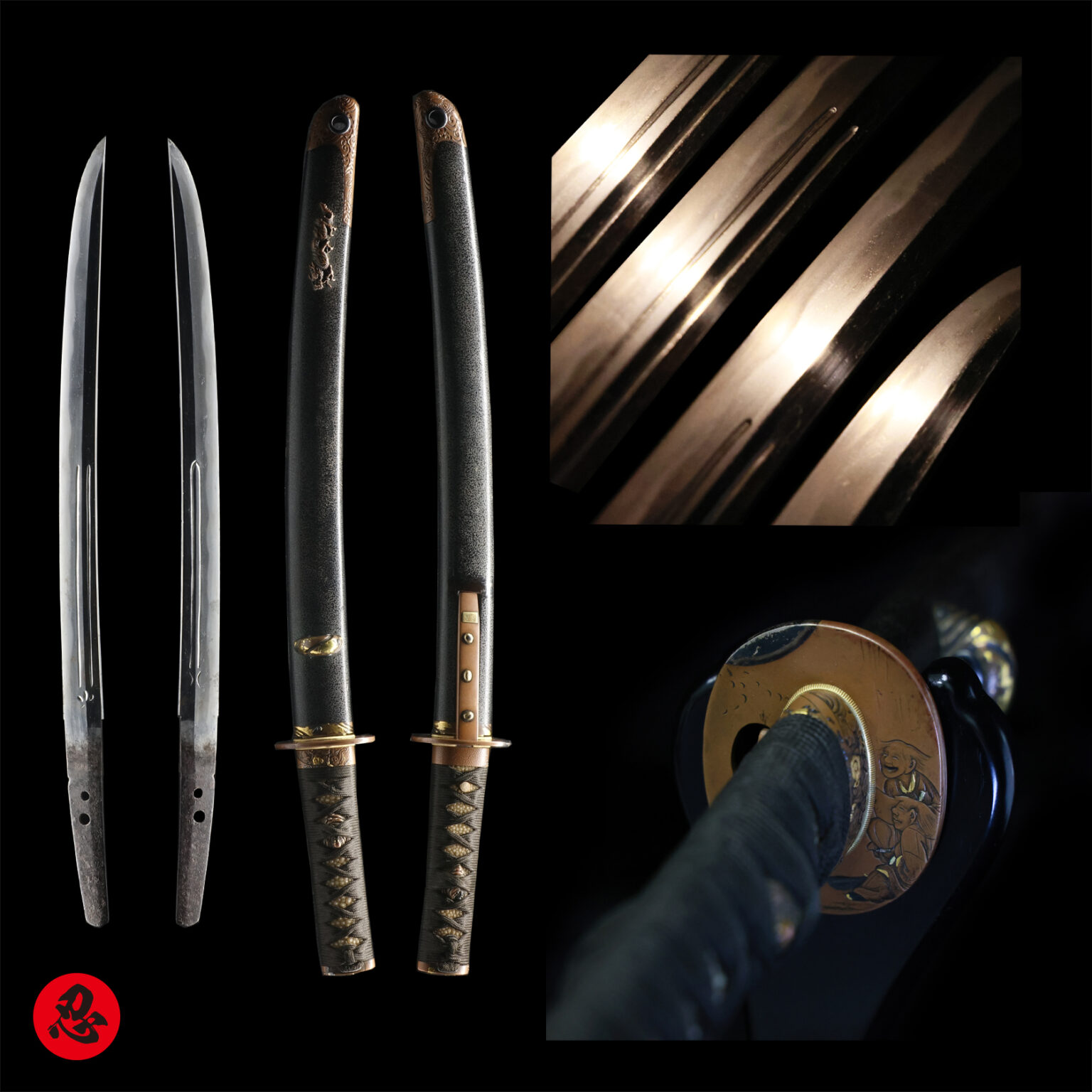 Antique Japanese Sword Wakizashi Signed by Katsumitsu No Certificate(# ...
